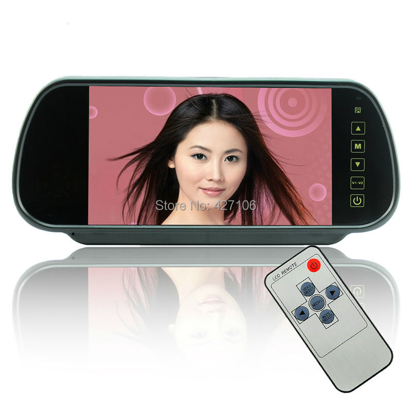 Купить 7 «ЖК-экран монитор зеркало + 2.4 g беспроводная камера ночного ...