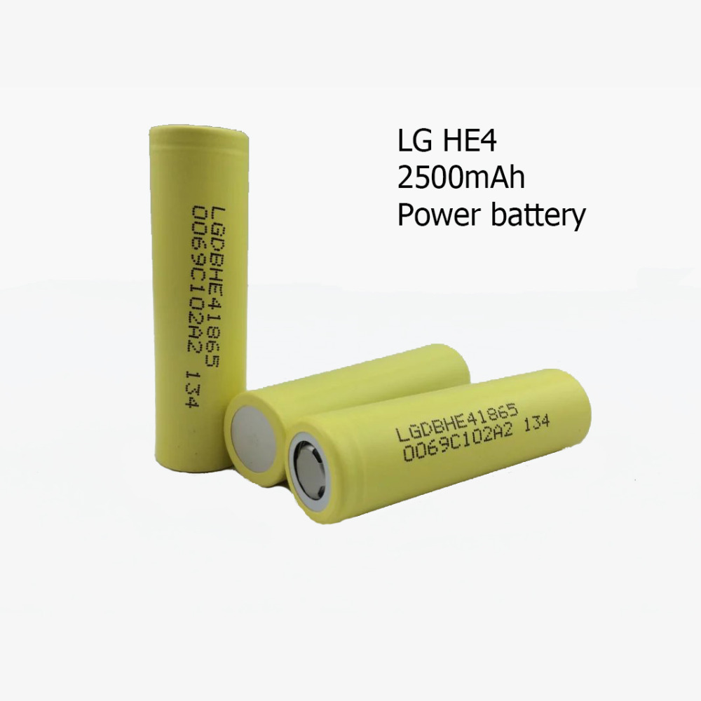 1pcs new Original LG HE4 LGDBHE41865 18650 battery 3.7V 2500mAh HE4 ...