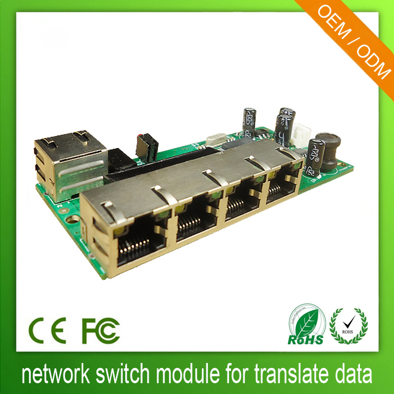 Fast 4 Port Ethernet Switch Mini 5 Port 10 100m Switch Pcb Board Networking Switches Shenzhen