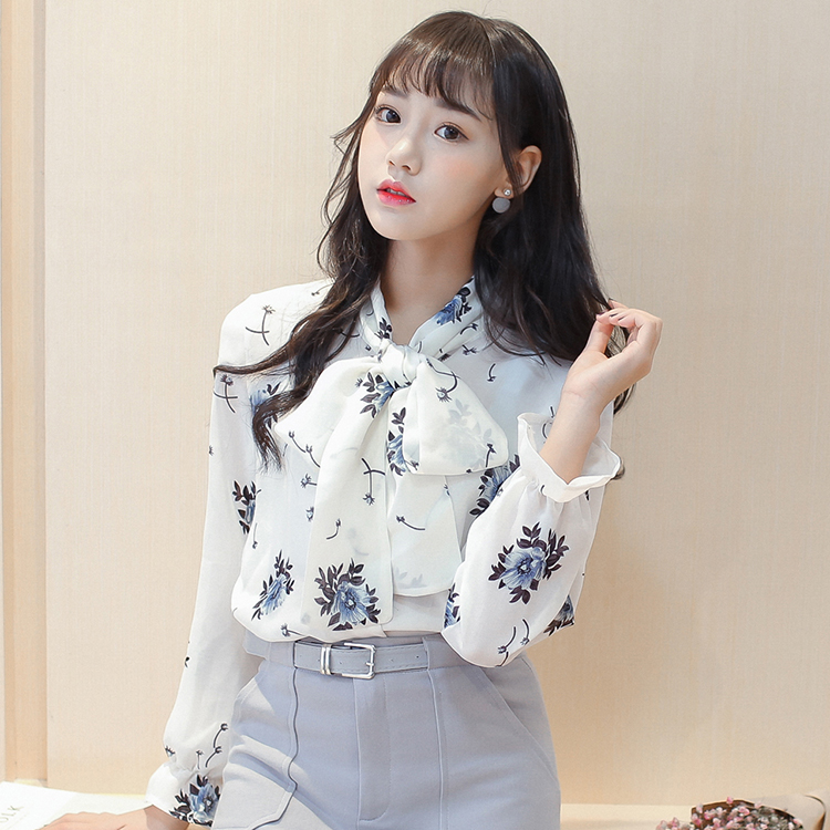 2016 Spring Summer Style Female Korean Women Tops Fashion Wild Flower