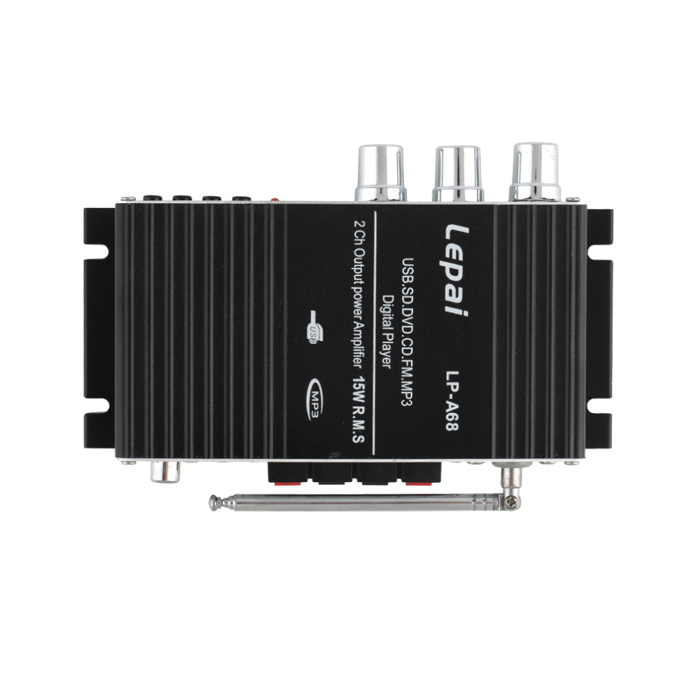Купить 12V hi-fi стерео аудио усилитель 2 канала автомобильный mp3 cd ...