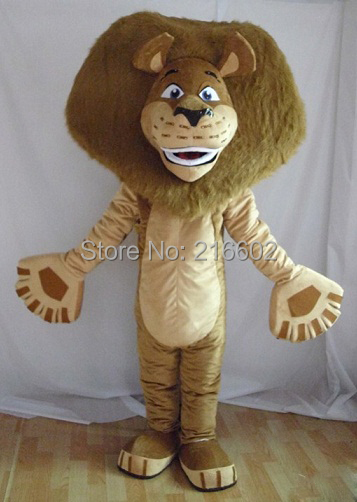 Купить Мадагаскар Лев Алекс талисман костюм животного талисман взрослый ...