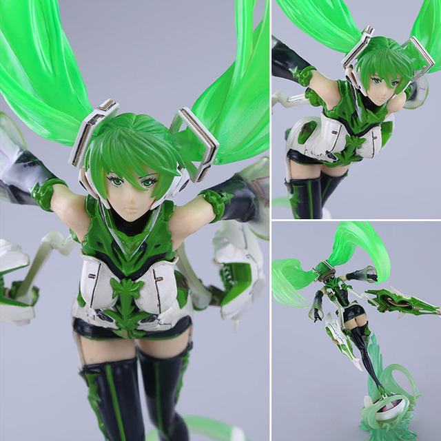 Anime Miku Hatsune Green Color Miku Vocaloid Miku Vn02 Figure Cv15070332 In Action And Toy Figures