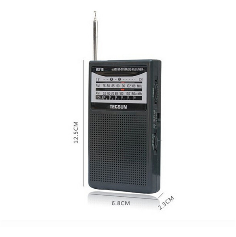 Купить TECSUN r-218 портативный fm tv карман радио am am fm радио ...