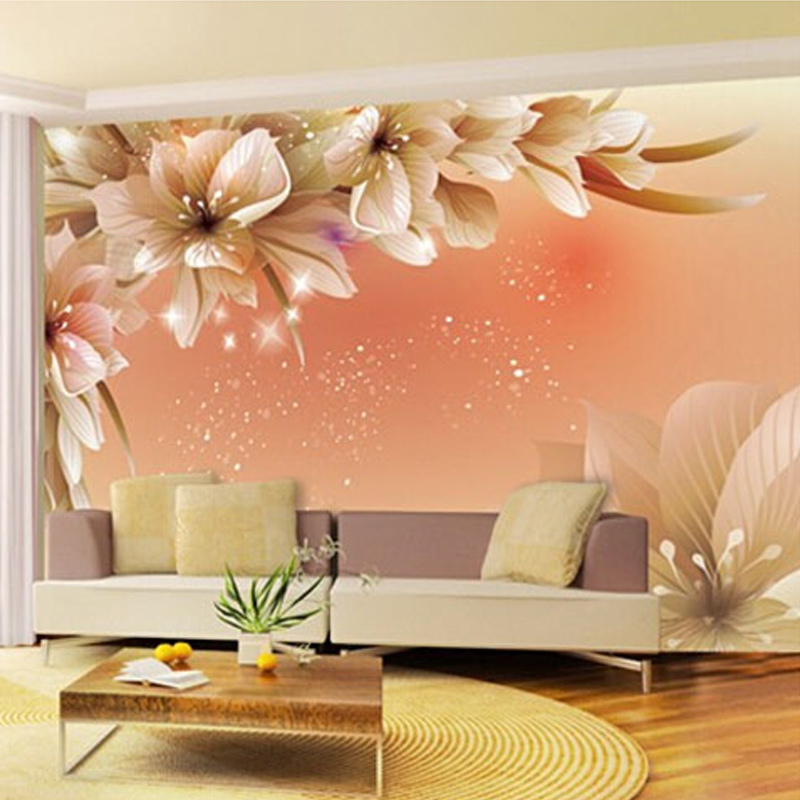 Купить пользовательские фото обои современные 3d цветочные mural ...