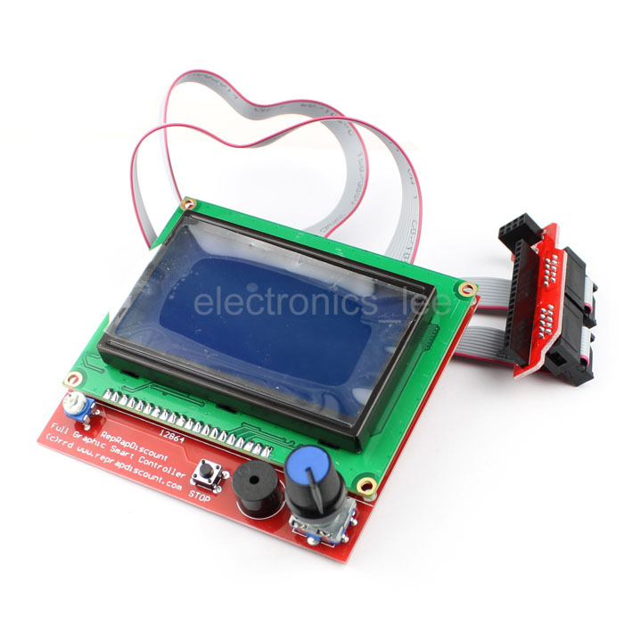 Reprap Ramps 14 12864 Lcd Smart Controller Display 3d Printer In Other Electronic Accessories