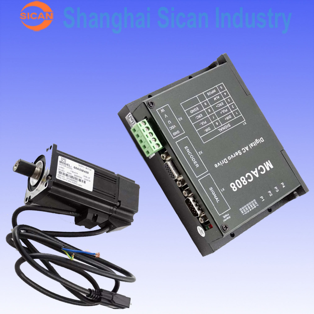 400w Digital Ac Servo Driver Cnc With Ac Servo Motor Cnc Kit Router Mill Plasma In Motor Driver