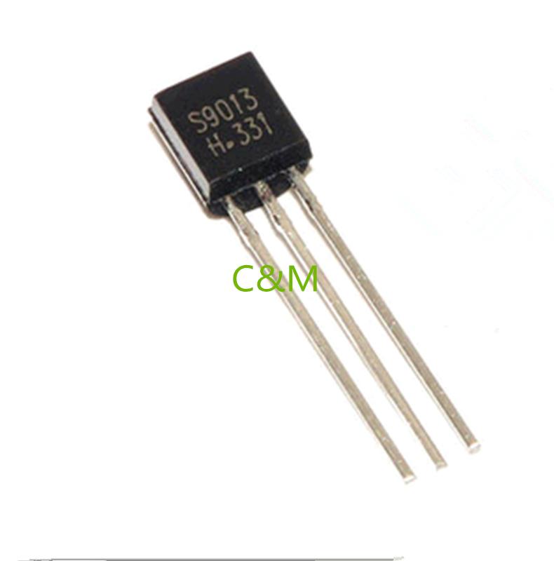 (100pcs/lot) S9013 9013 SMD Transistor,NPN,0.5A 40V, TO 92-in ...