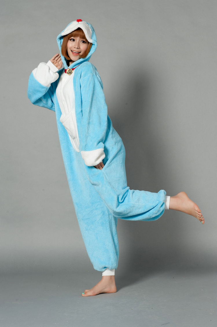 Купить пижамы взрослых Аниме косплей костюм унисекс doreamon onesie ...