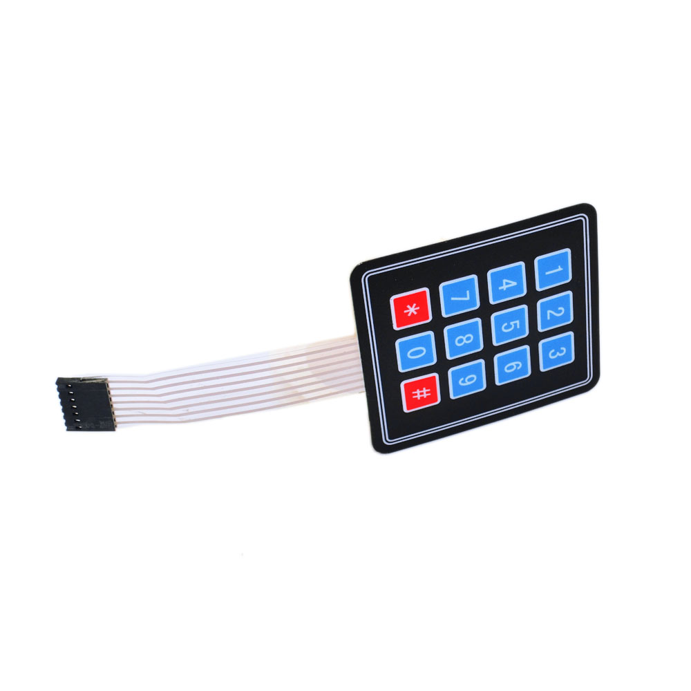3pcslot 43 Matrix Array 12 Key Membrane Switch Keypad Keyboard 34 Control Panel 