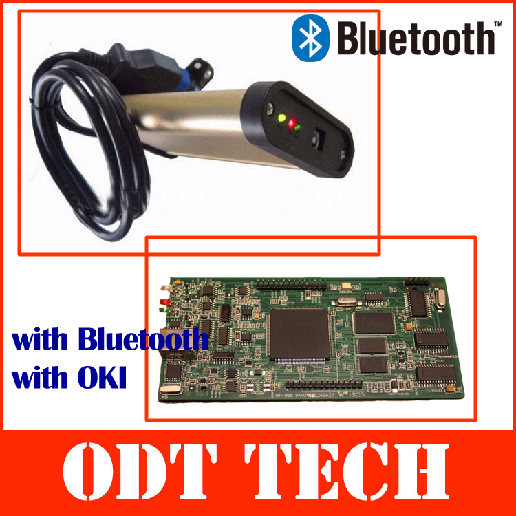 Купить Золотой ds150e tcs cdp pro с чип oki autocom с bluetooth диагностический сканер 3 в 1 в ...