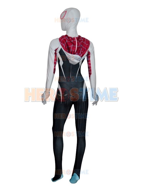 Spider Gwen Stacy Costume Spandex Female Spiderman Costume For Halloween Cosplay Ebay