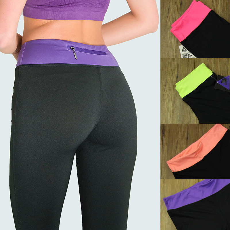 Women Sport Fitness Pants Stretch Tights Running Pants Quick Drying Gym
