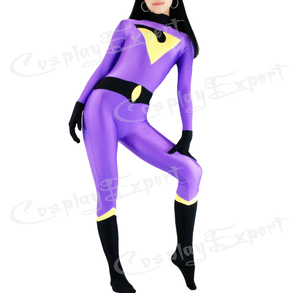 Free Shipping Dhl Wholesale Adult Wonder Twins Costume Catsuit Skin