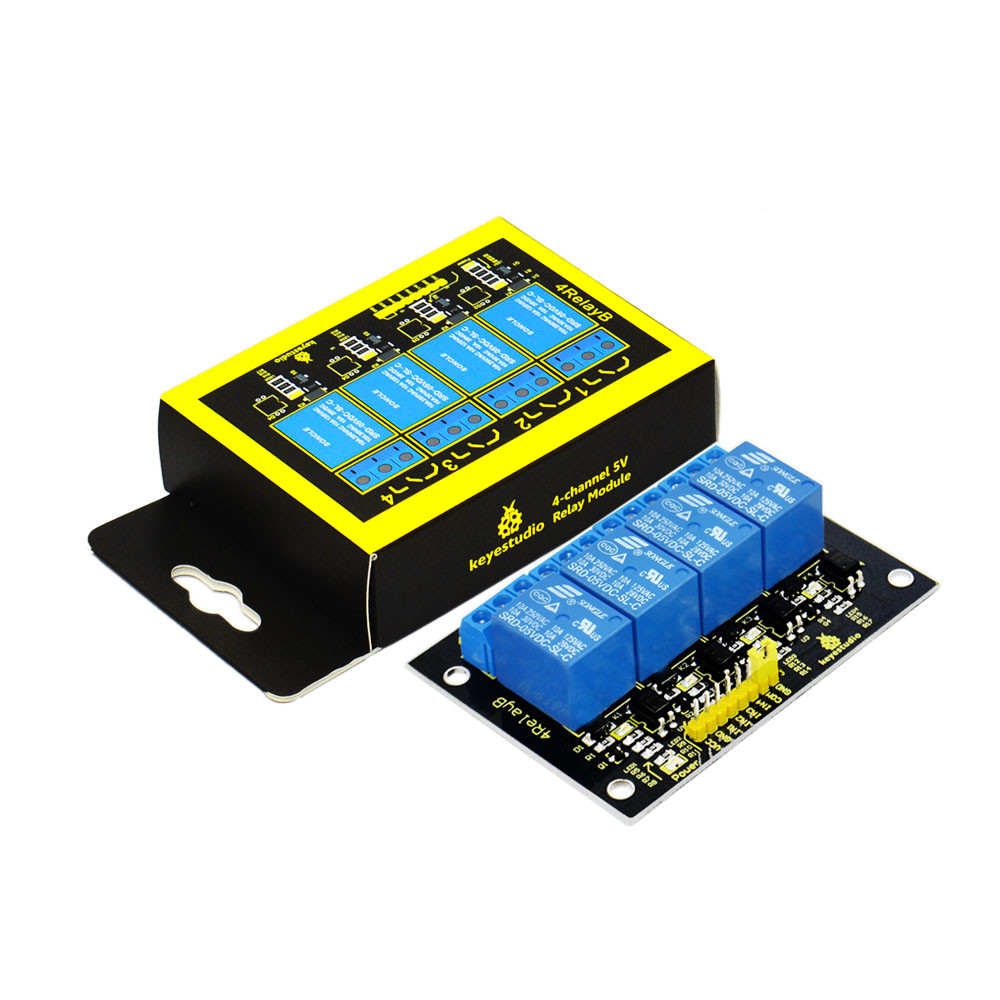 Keyestudio 4-channel 5V Relay Module for Arduino