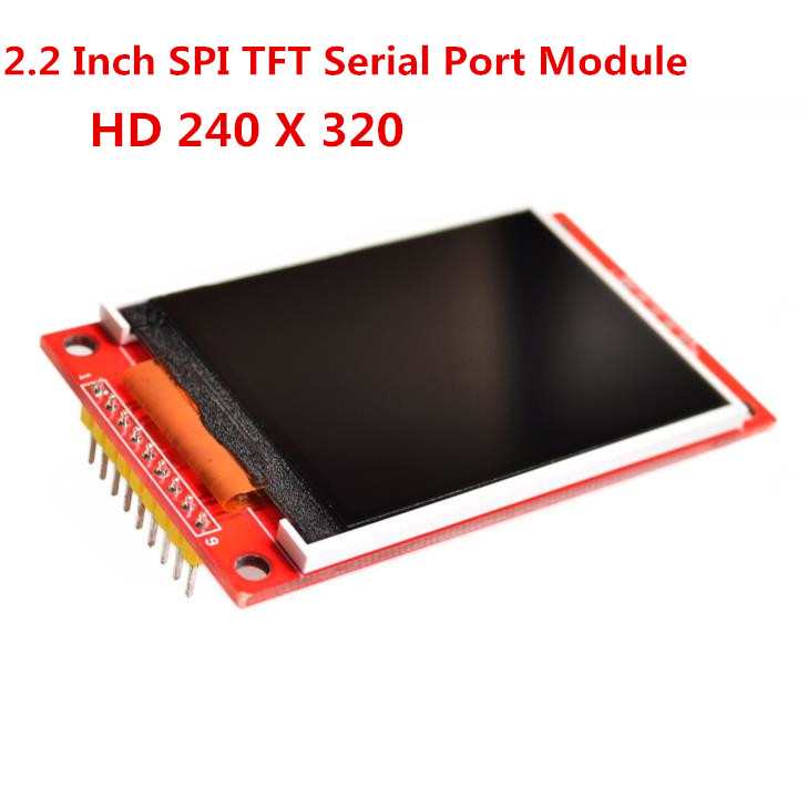 2.2 Inch SPI TFT LCD Serial Port Module Display 240*320 Dots ILI9341 5V ... 2.2 Inch SPI TFT LCD Serial Port Module Display 240*320 Dots ILI9341 5V ...