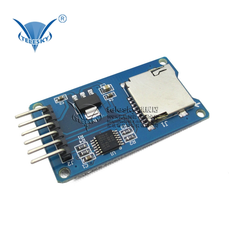 100 New Origina The Sd Card Module Micro Sd Card Interface Module Spi