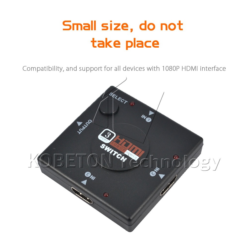 Купить Мини 3 порта hdmi переключатель переключатель hdmi сплиттер 3 ...