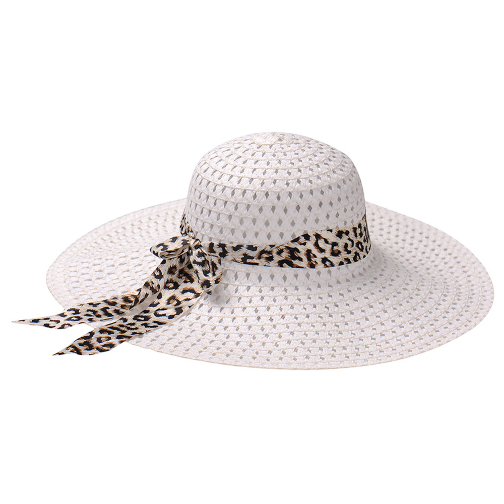 2016 Summer Womens Foldable Wide Large Brim Big Bow Beach Sun Hat