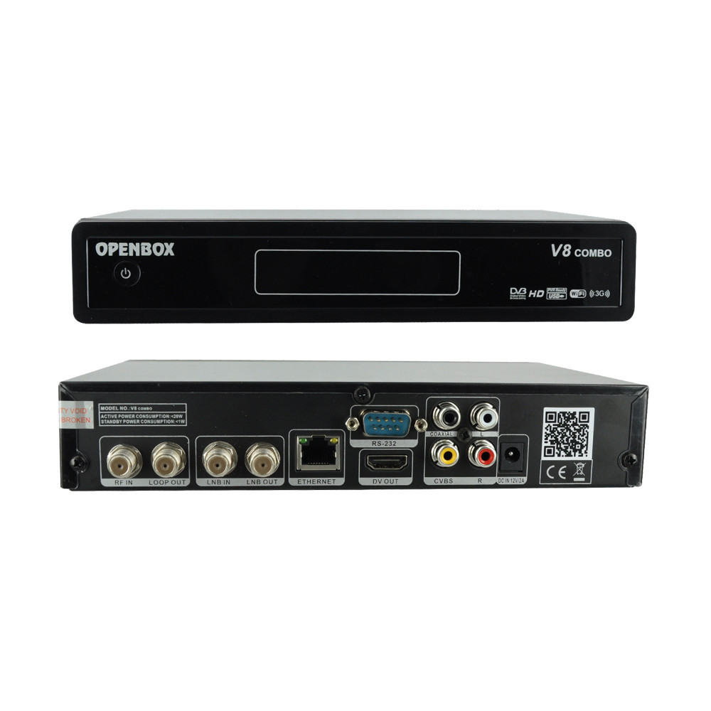 Buy Original Openbox V8 Combo Satellite Receiver DVB-S2+DVB-T2 HD 1080 ...