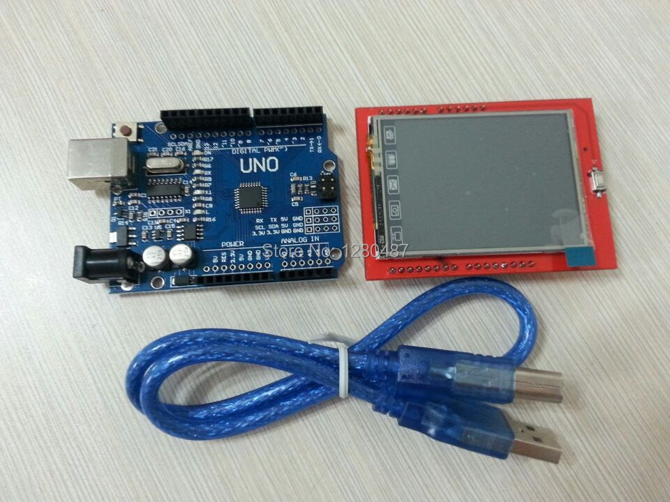 Купить УНО Mega328p R3 для Arduino 24 дюймовый Tft сенсорный ЖК