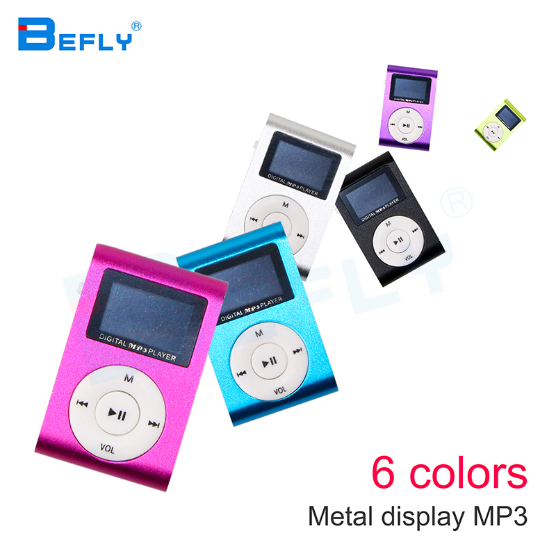 Купить Маркировка мини-usb клип mp3 плеер ЖК-экран поддерживает 32 Гб ...