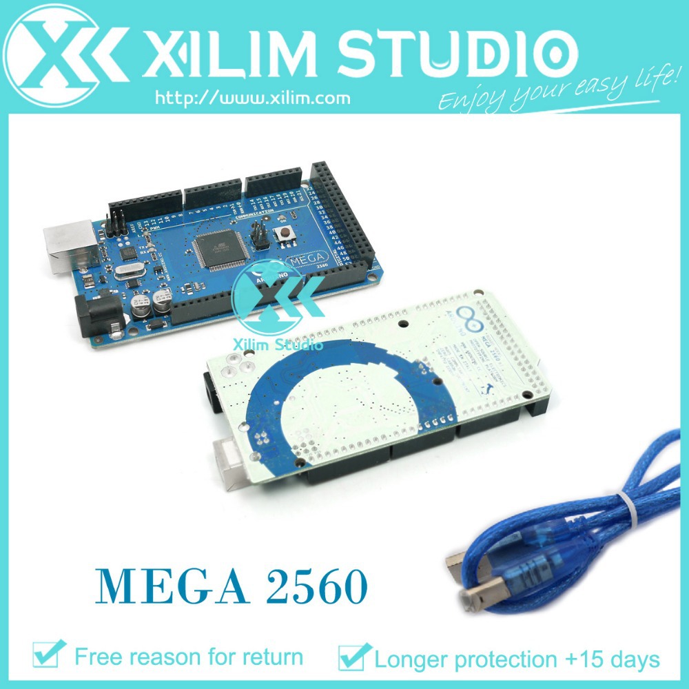 Купить Mega 2560 R3 Atmega2560 и Usb кабель платы для Arduino Mega 2560